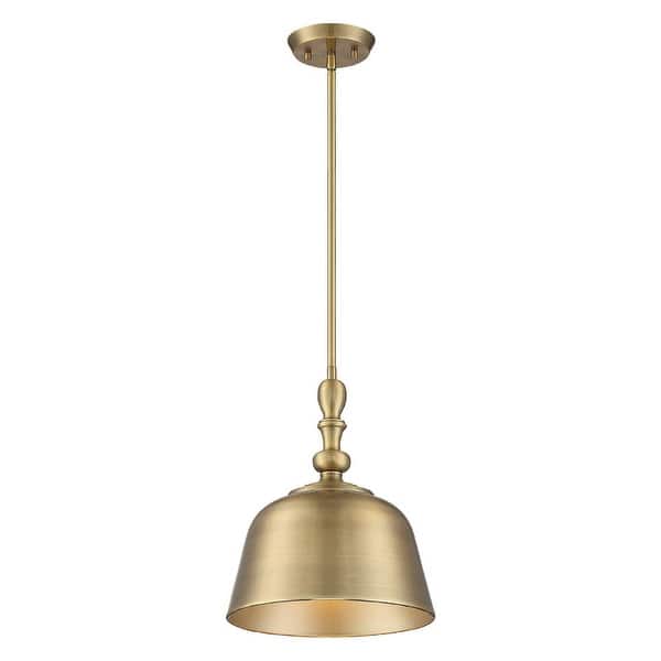 Warm Brass gold pendant light Traditional kitchen lights 1 Light ...