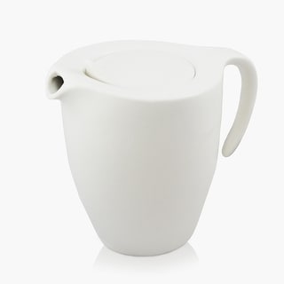 40-OZ White Modern Porcelain Teapot a - Bed Bath & Beyond - 40043956