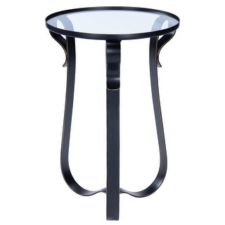 Butler Oddrya Metal & Glass End Table - Bed Bath & Beyond - 34376261