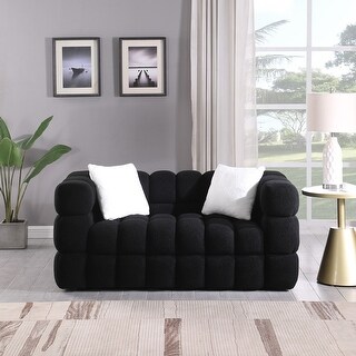 62.2" length ,35.83" deepth Luxurious plush multi density foam cushions ...