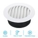 8" Round Air Vent Ceiling Diffuser Grill Louver Soffit Vent w Screen ...