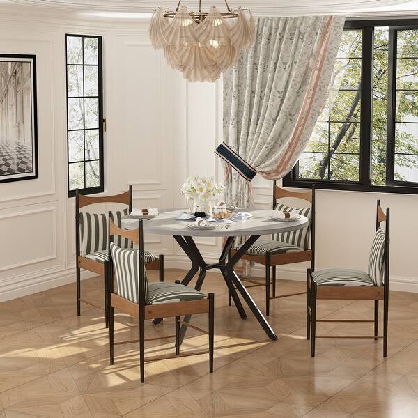 High-Quality Round Dining Table - Ideal for Intimate Dining, Offcie ...