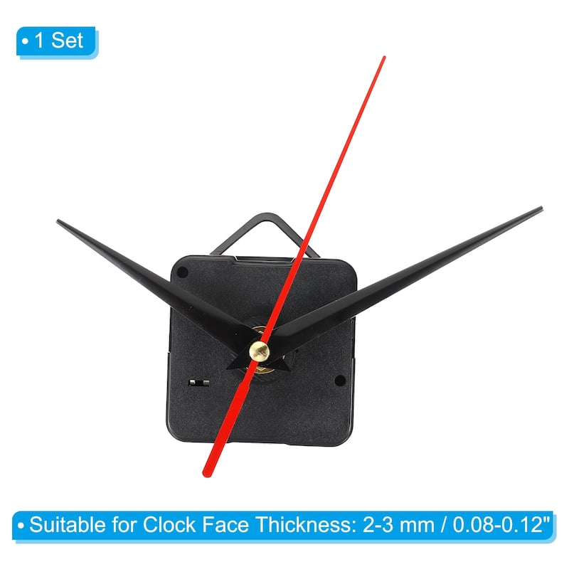 1Set Quartz Clock Movement Mechanism Kit 1/2" Shaft for 2-3mm Clocks ...