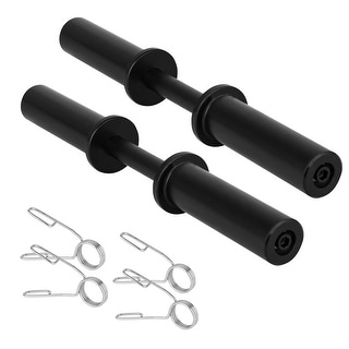 Olympic 2" Barbell Solid Dumbbell Weight Lifting Bars With Rotating ...
