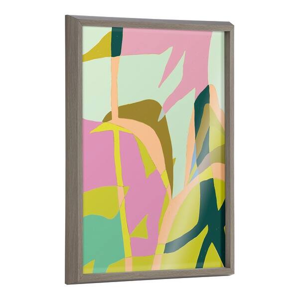 Kate and Laurel Blake Delight In The Moment 6 Framed Printed Glass by ...