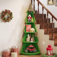 Stylish Tree-Shaped Corner Bookcase for Bedroom, Living Room - Bed Bath ...
