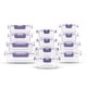 JoyFul 24 Piece Glass Food Storage Containers Set with Airtight Lids ...