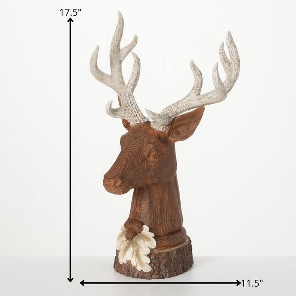 Faux Wood Tabletop Stag Bust - Bed Bath & Beyond - 36137978