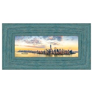 40x16 Distressed/Aged Complete Wood Panoramic Frame with UV Acrylic ...