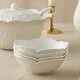 Le Jardin Set of 4 White Cabbage 3-D Salad Plates 9" - 9"W x 1"H x 9"L ...