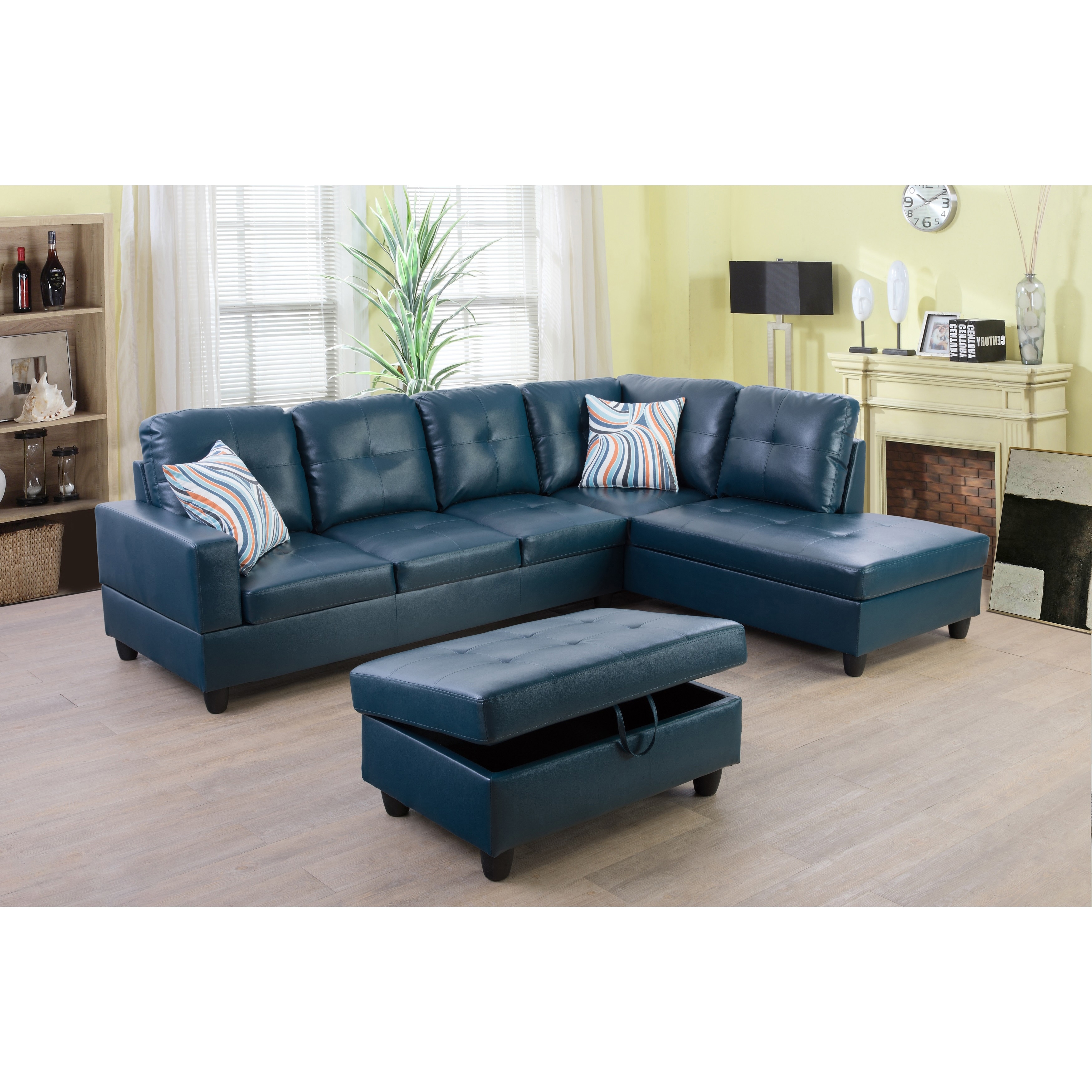 Denim sofa set store