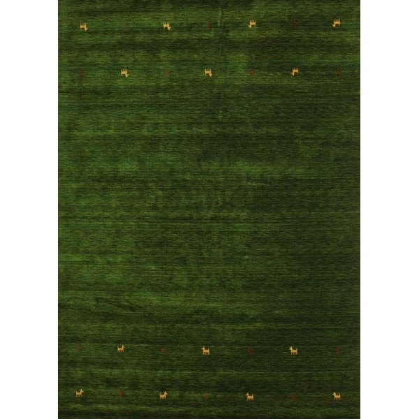 dark green rectangle rug