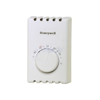 120-240V Rectangle White Single Pole Thermostat in Plastic - Bed Bath ...