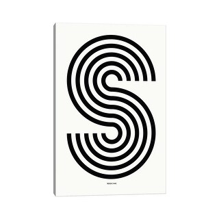 iCanvas "S Geometric Letter" by Reign & Hail Canvas Print - Bed Bath ...