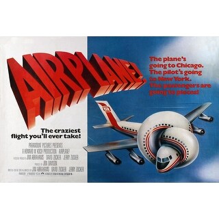 Airplane The Movie Comedy Art Poster - 24 x 36 Inch - Bed Bath & Beyond ...