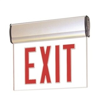 Nora Lighting LED Adjustable Exit Sign with Battery Backup - Aluminum ...