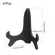 7 Inch Display Stand Holders Display Pictures PP Plastic Black Pack of ...
