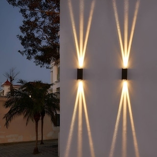 Modern LED Outdoor Beam Wall Sconce Porch Light - On Sale - Bed Bath ...