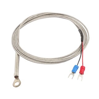 2m Extension Cable K Type Thermometer Thermocouple Male Connector 0 to ...