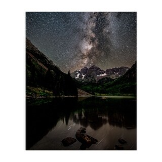 Maroon Bells Colorado Maroon Bells Milky Way Nature Art Print/Poster ...