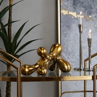 CosmoLiving by Cosmopolitan Porcelain Ceramic Molecule Abstract ...