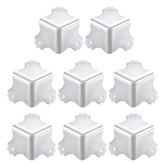 38x38x38mm Metal Box Corner Protectors Box Edge Guard Chrome Plating ...