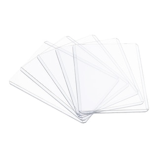 Trading Card Sleeves, PVC Hard Card Protector Waterproof Card Storage ...