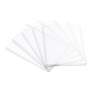 Trading Card Sleeves, PVC Hard Card Protector Waterproof Card Storage ...