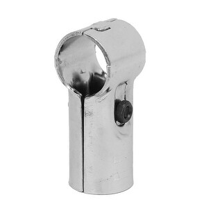 28mm Hole Dia Lean Tube T Shape Connector Pipe Clamp Clip Silver Tone ...