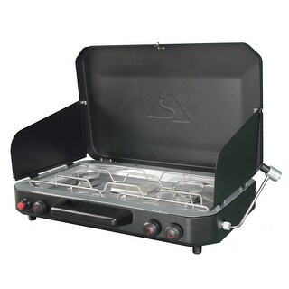 3 Burner Propane Camping Stove, GCT2230W, Black - Bed Bath & Beyond ...