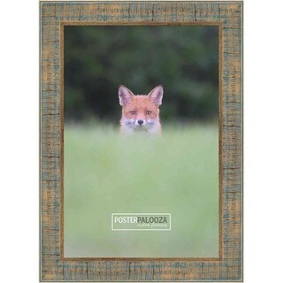 4x7 Distressed/Aged Complete Wood Picture Frame with UV Acrylic, Foam ...