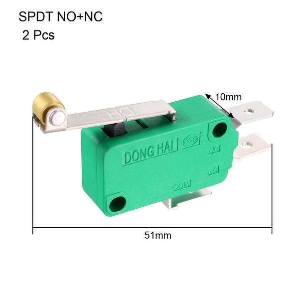 2PCS KW3-OZ 16A 125/250VAC SPDT NO NC Roller Lever Type Micro Limit Switches - KW3-OZ-2 2PCS ...