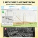 GDFStudio Outdoor Veyra Walk-In Greenhouse with PE Cover and Reinforced ...