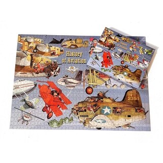Stonehouse Collection - 1000 Piece Airplane Jigsaw Puzzle - Aviation ...