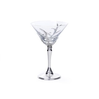 St. Moritz Pewter & Glass Martini Glass - Bed Bath & Beyond - 43312545