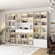 Tall Modular Display Storage Cabinet Bookcase w/Light Home Office - Bed ...
