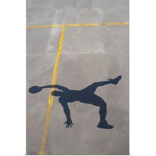 "Shadow of basketball player jumping" Poster Print - Multi - Bed Bath ...