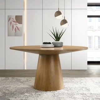 59" Contemporary Round Dining Table - N/A - Bed Bath & Beyond - 38951700