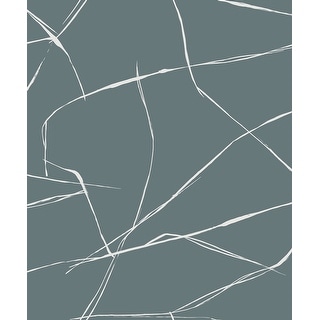 Seabrook Designs Astratto Geometric Non-Woven Unpasted Wallpaper - Bed ...