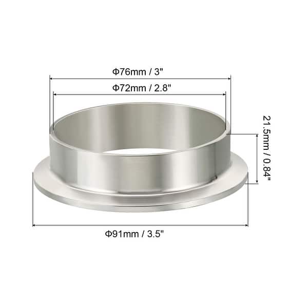 304 Stainless Steel Pipe Fitting, TC Ferrules Tube Welding 2Pcs ...