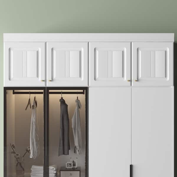 63"W Top Cabinet Maximize Closet Space Overhead Wardrobe Storage Unit ...
