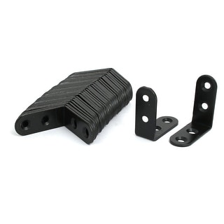 42mmx42mmx17mm L Shape Angle Bracket Corner Brace Joint Fastener 30pcs ...