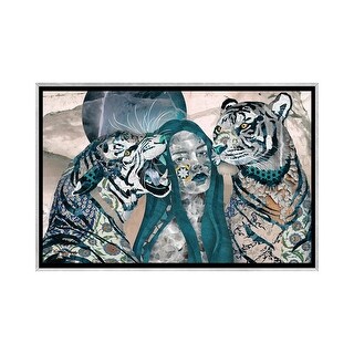 iCanvas "With The Moon In Her Back" by Charlie Moon Framed - Bed Bath ...