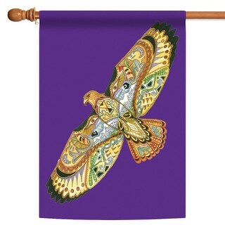 Animal Spirits Hawk Outdoor House Flag 40" x 28" - Bed Bath & Beyond ...