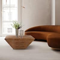 Vintage Style Bucket Shaped Coffee Table for Office,Dining Room and ...