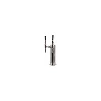 TapRite Twin Faucet Draft Beer Tower with Stout - Stainless Steel ...