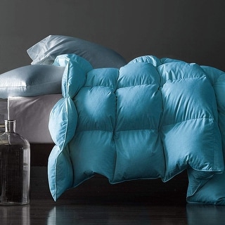 Premium Heavyweight Greyduck Feathers Down Comforter 100% Cotton Cover ...