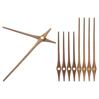 Clock Hands Kit, 5 Set Wooden Mechanism Clock Hand Parts for Clock, H1 ...