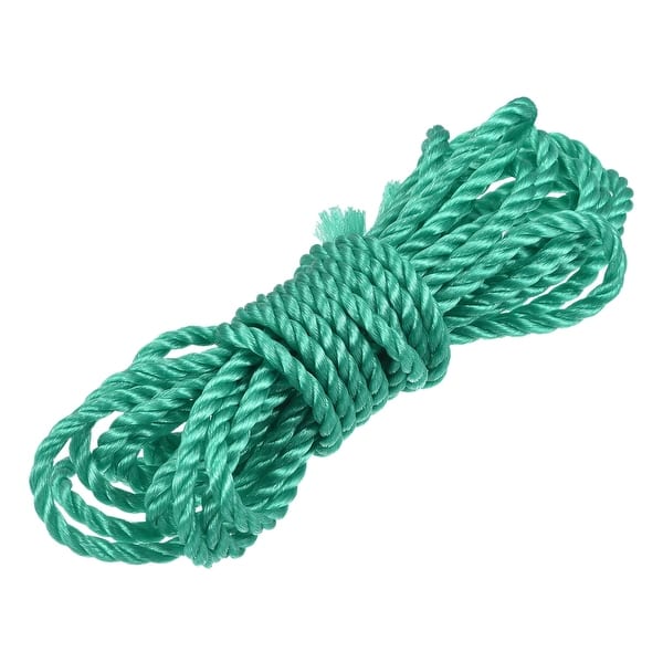 Twisted Nylon Mason Line Green 5M/16.4 Feet 6MM Dia for DIY Projects ...