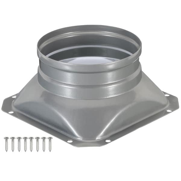 Duct Connector Flange Metal Exhaust Duct Mounting Plate with Screws ...